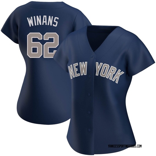 Women's Allan Winans New York Yankees Replica Navy Alternate Jersey